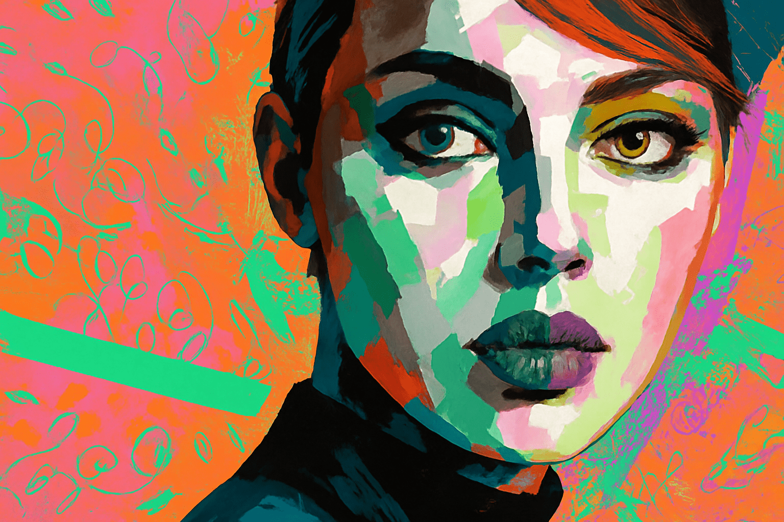 How to Transform Photos into Abstract Expressionist Portrait Paintings ...