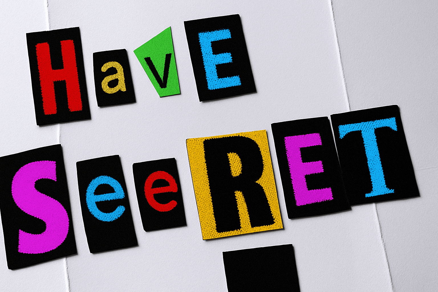 How to Create a Bewitching Ransom Note Effect in Photoshop - Blue Lightning