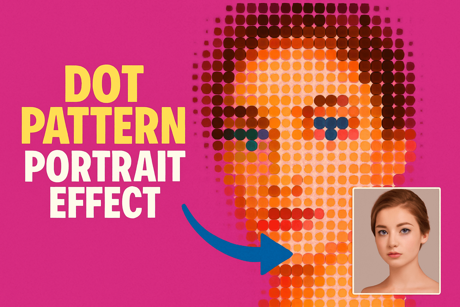 Transform Your Photos with a Mesmerizing Dot Pattern Effect in ...
