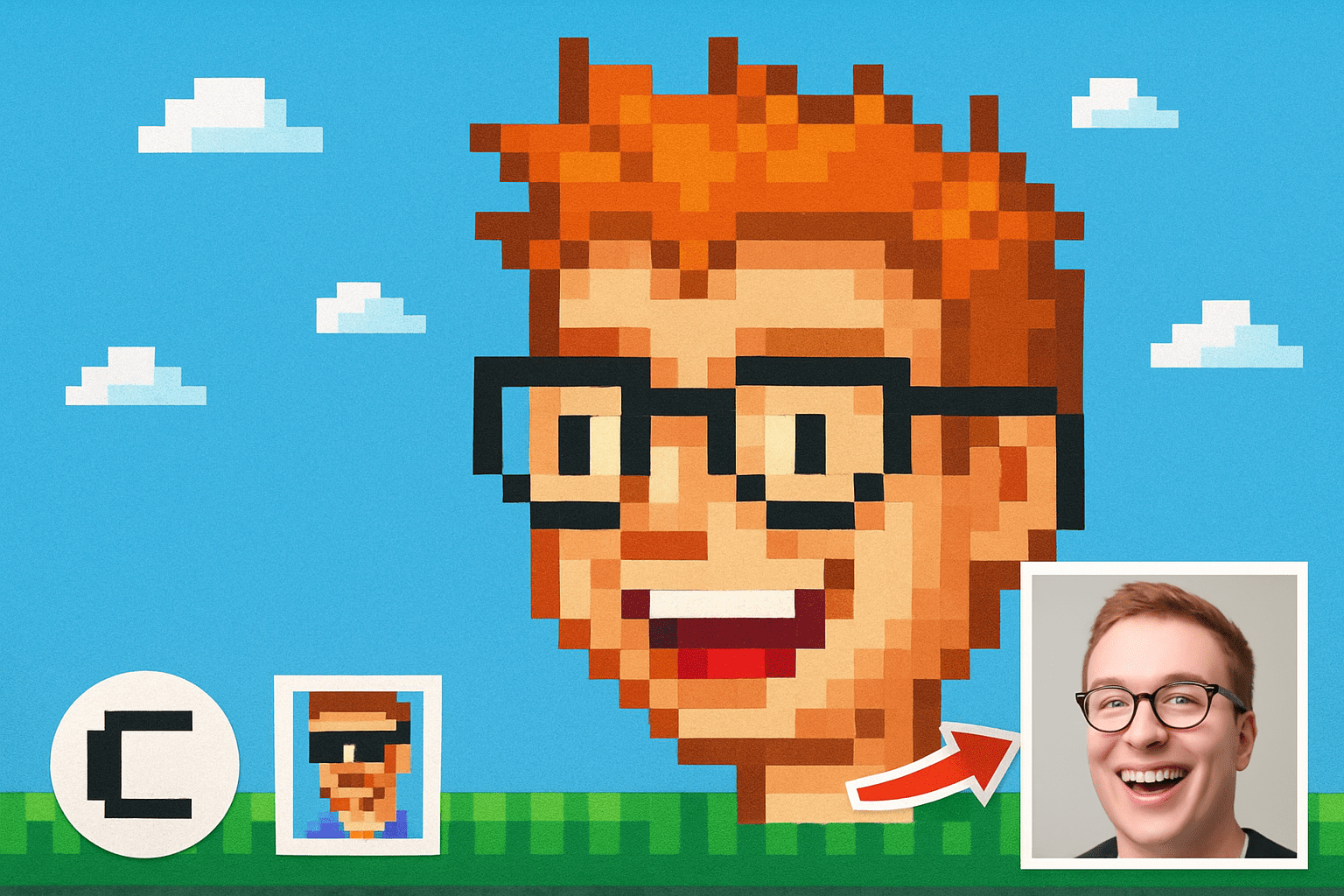 How to Transform Photos into Classic 8-Bit Avatars with Photoshop ...