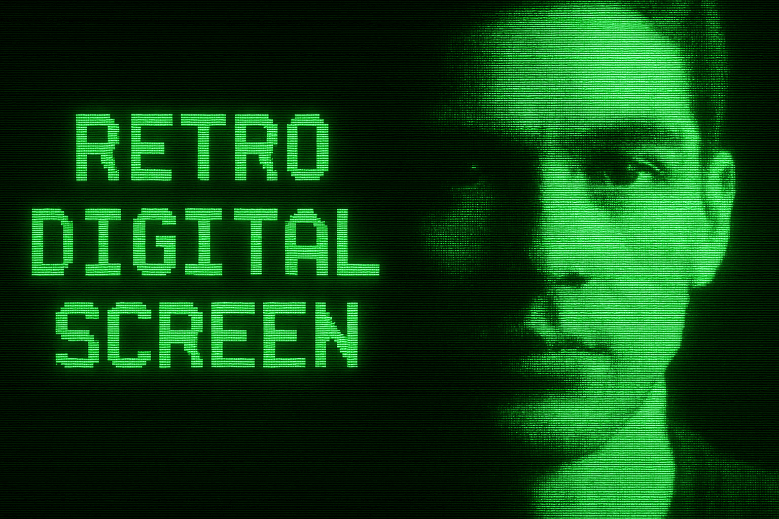 Creating a Vintage Green Monitor Effect in Photoshop: A Step-by-Step ...