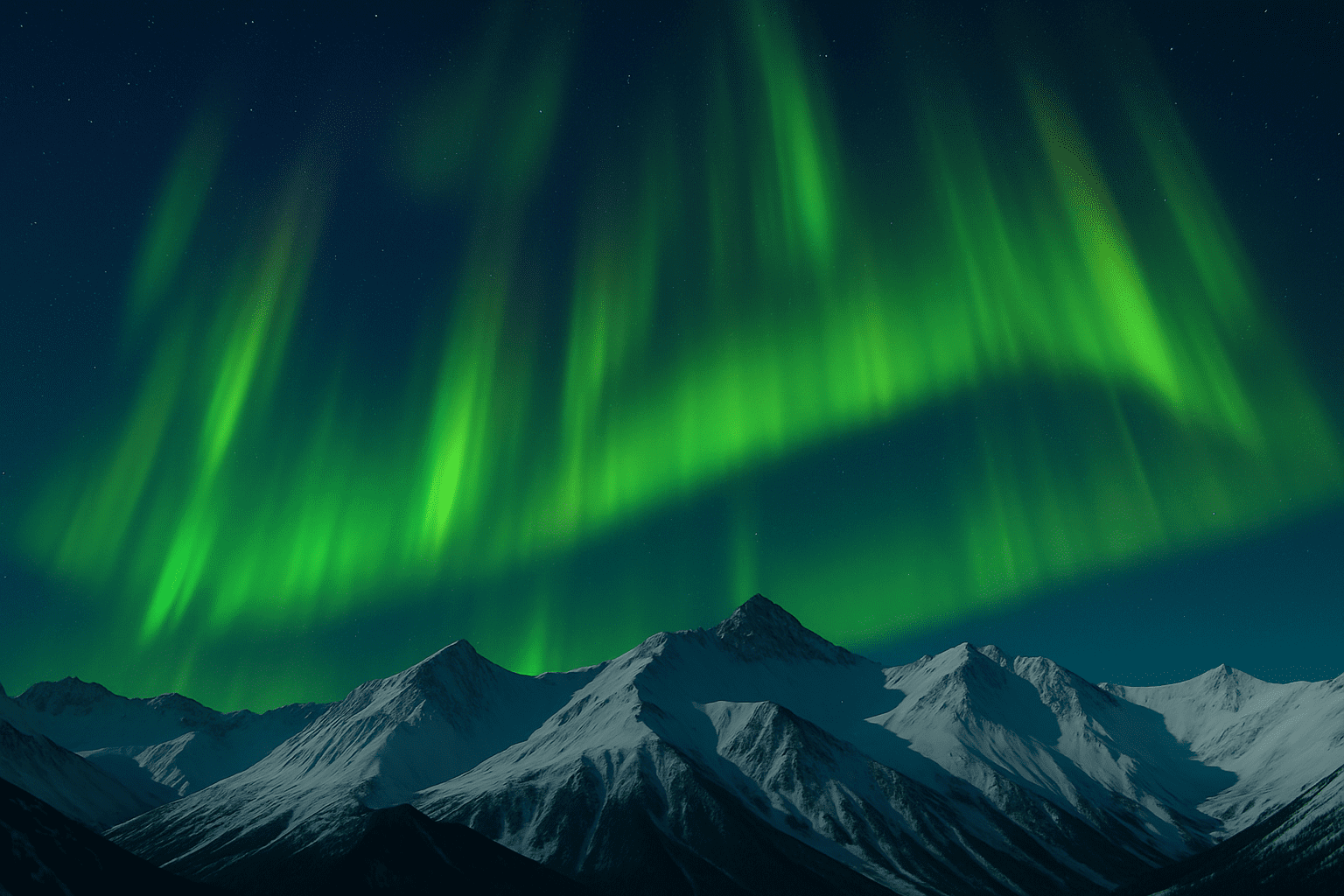 How to Create Mesmerizing Northern Lights in Photoshop - Blue Lightning